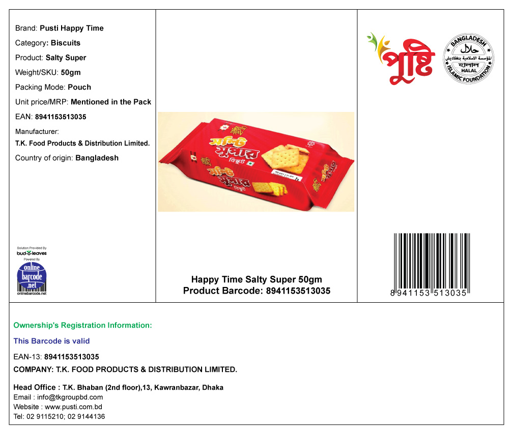 8941153513035 Happy Time Salty Super 50gm